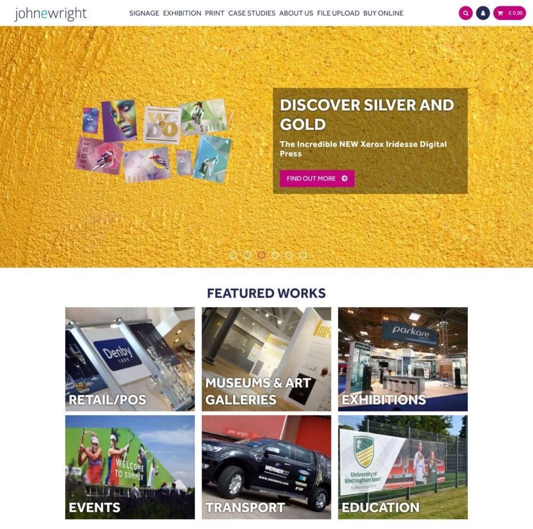 John E Wright | Web To Print Case Study from OPS