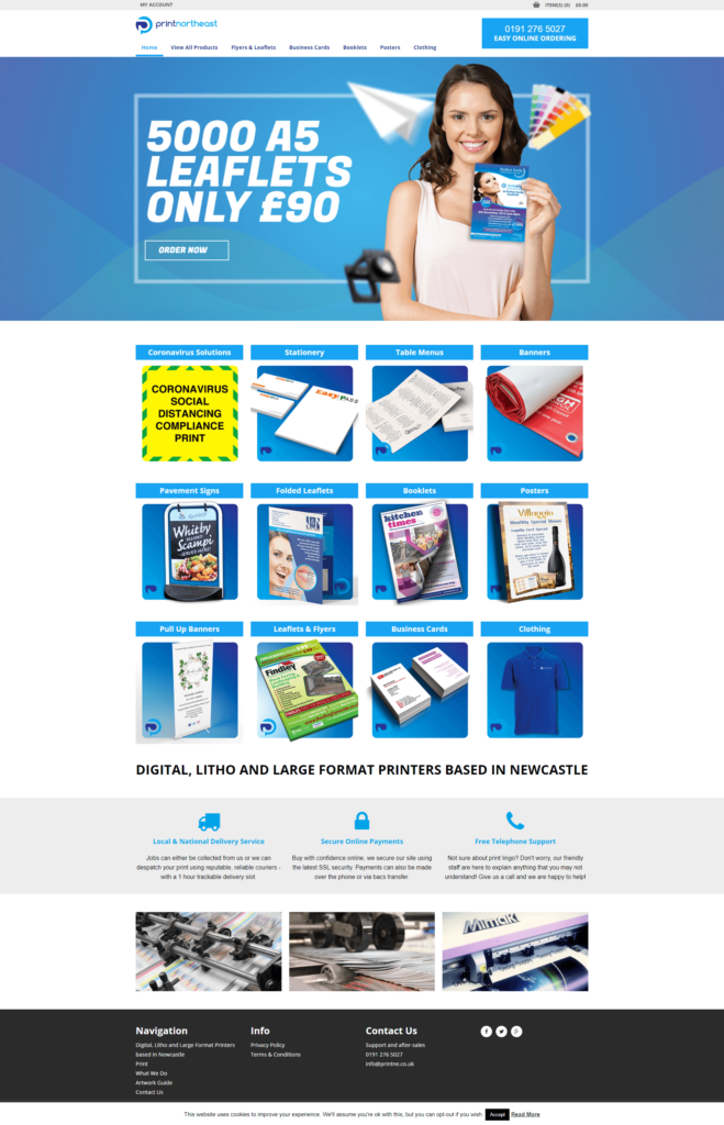 Print North East | Web To Print Case Study from OPS