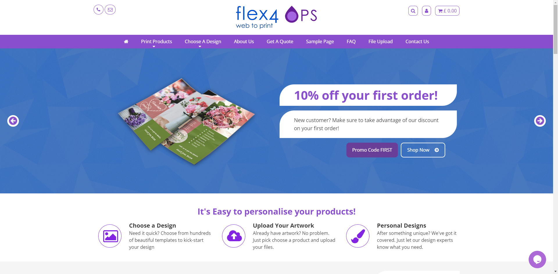 OPS Print eCommerce – Website | Online Print Solution